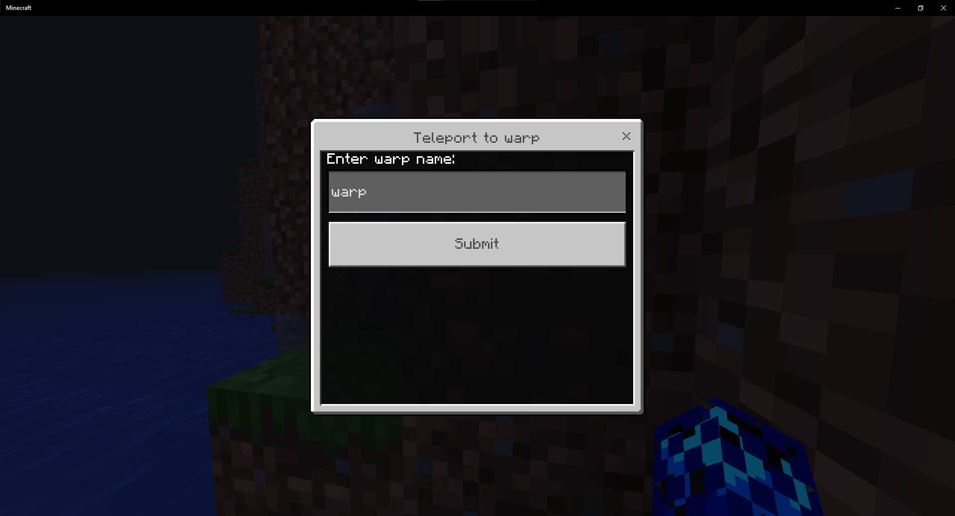 FormWarps | Cloudburst Nukkit & Minecraft Server Software