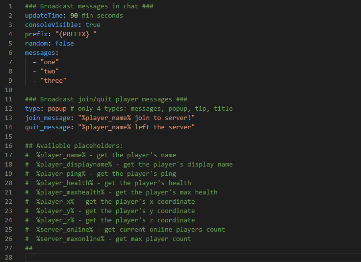 Broadcaster | Cloudburst Nukkit & Minecraft Server Software