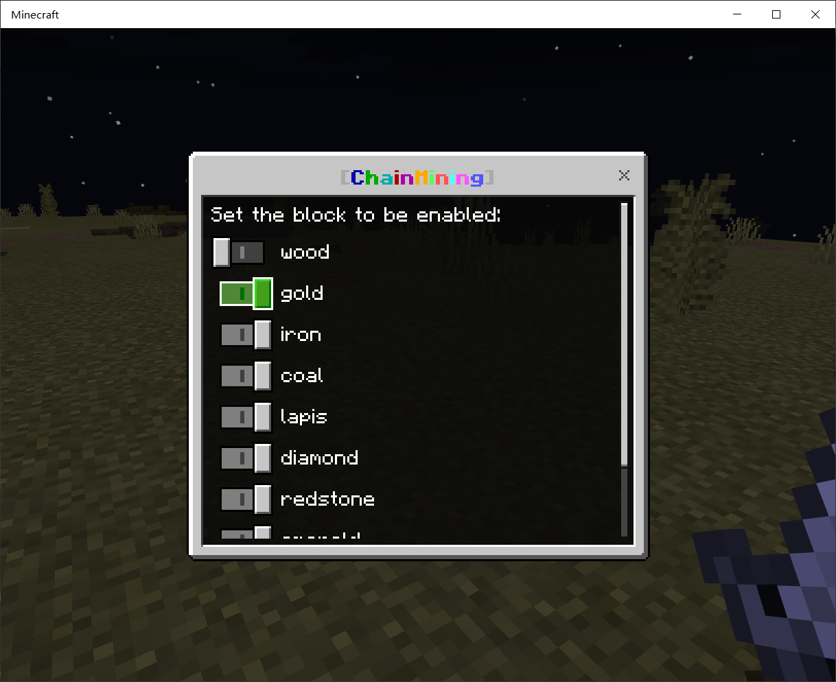 ChainMining | Cloudburst Nukkit & Minecraft Server Software